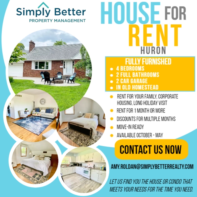 real estate house sale rental property ad (1) | PosterMyWall