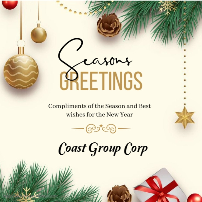 Merry Christmas greetings card Instagram post | PosterMyWall