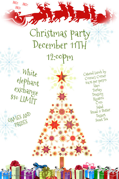 Christmas party | PosterMyWall