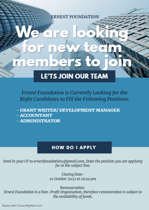 Job Vacancy Flyer | PosterMyWall