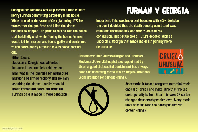 Copy of FURMAN v GEORGIA | PosterMyWall