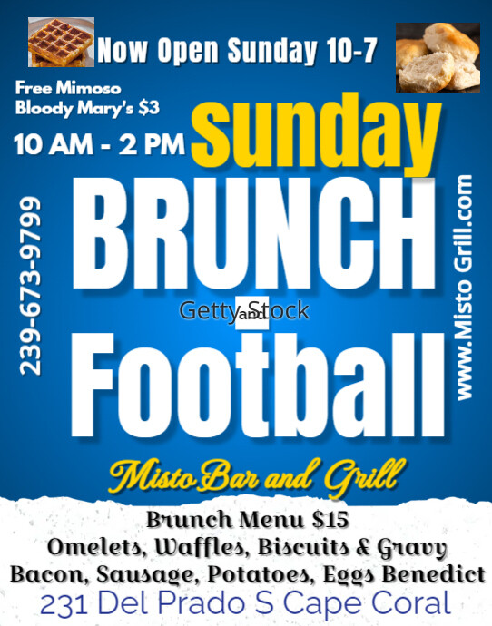 Sunday brunch flyer | PosterMyWall