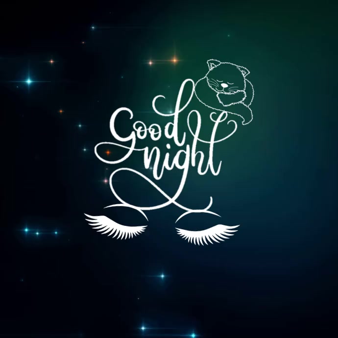64 Good Night Template | PosterMyWall