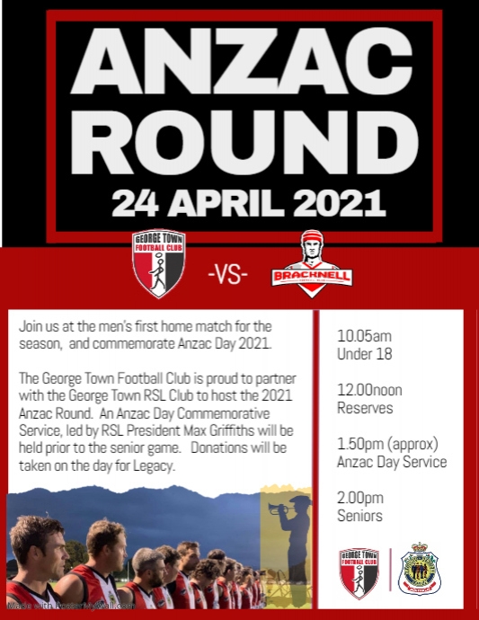 Copy of Anzac Day Match 2021 | PosterMyWall