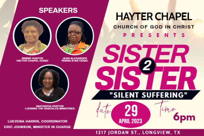 HC SISTER 2 SISTER | PosterMyWall