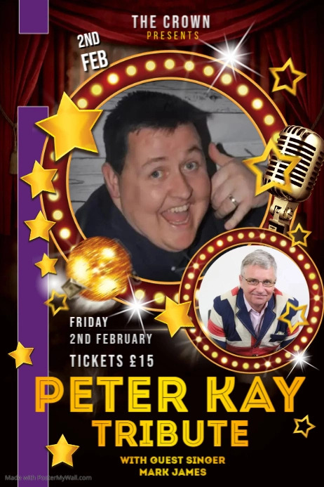 Copy of Peter Kay Tribute | PosterMyWall