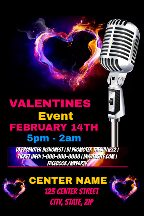 Valentines Event Template | PosterMyWall