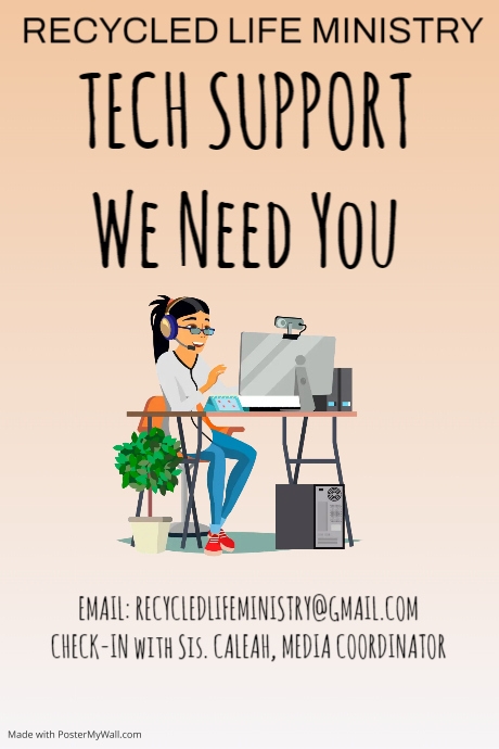Copy of Tech Support Hiring Poster Template | PosterMyWall