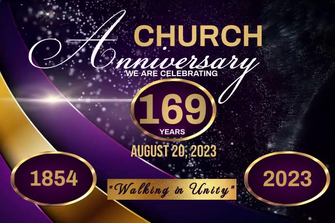 CHURCH ANNIVERSARY BANNER EVENT TEMPLATE | PosterMyWall