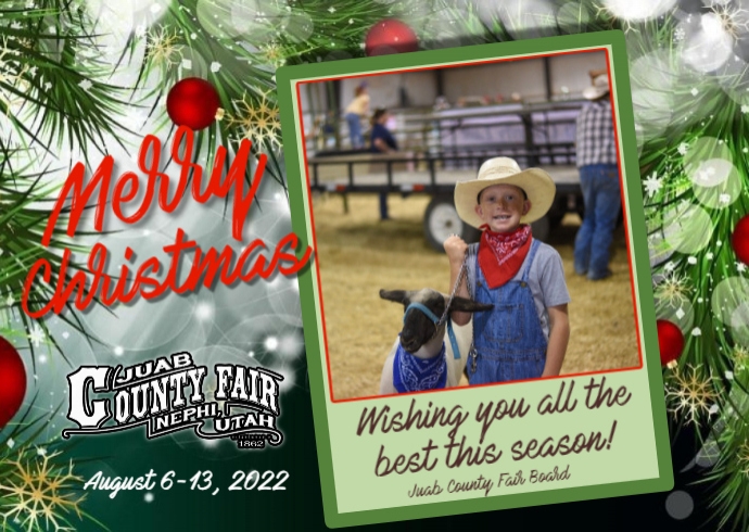 Copy of Juab County Fair Christmas Postcard | PosterMyWall