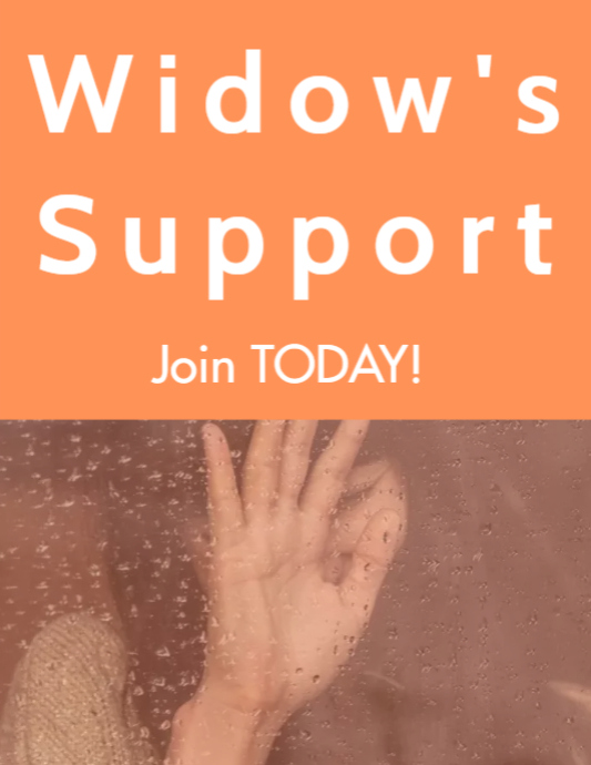 Widows Support Cover | PosterMyWall