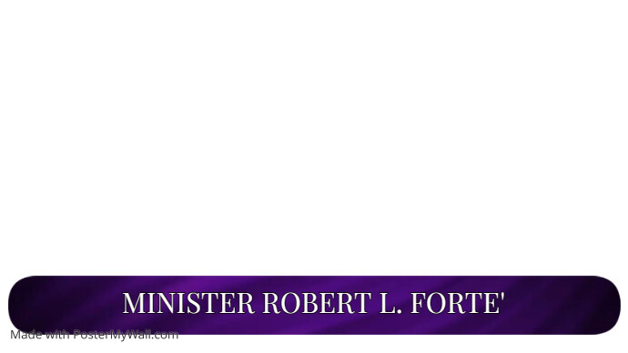 Pastor | Lower Thirds (1) | PosterMyWall