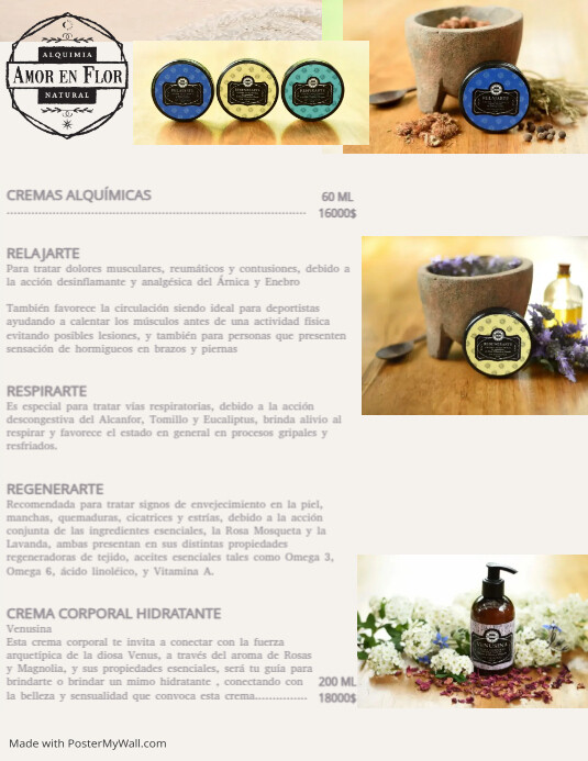Copy of Copia de Copia de Beauty & Spa Price List Flyer Template ...