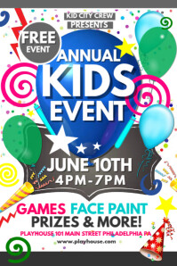 Kids Event Template | PosterMyWall