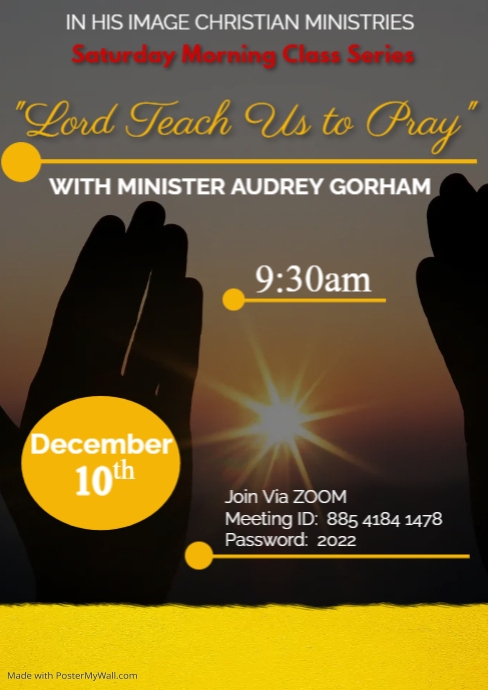 Morning devotion template | PosterMyWall