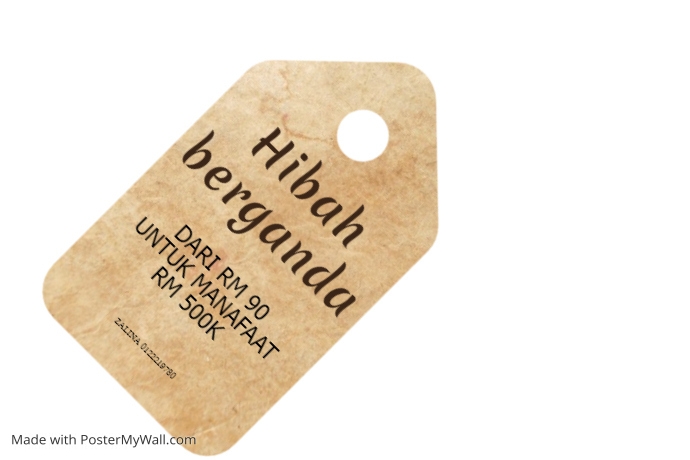 Copy of Copy of gift tag template | PosterMyWall