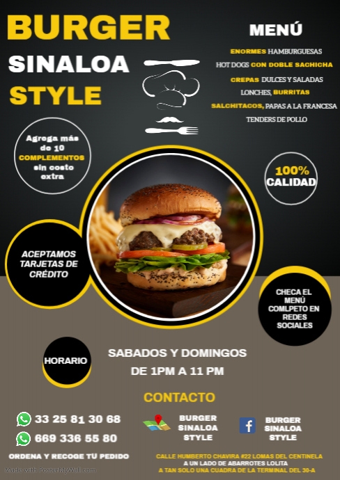 Copia de FOOD | PosterMyWall