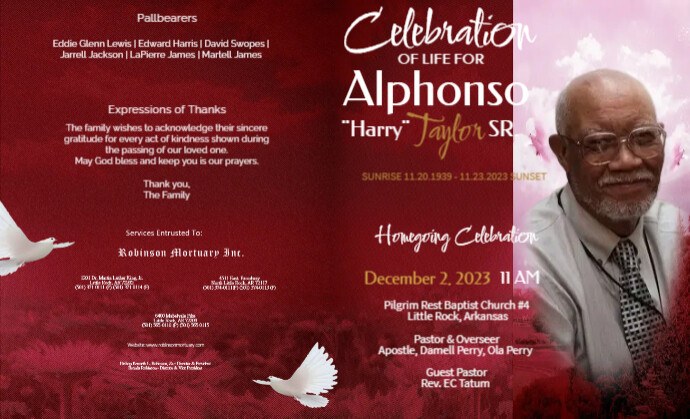 Alphonso Taylor Sr. cover | PosterMyWall