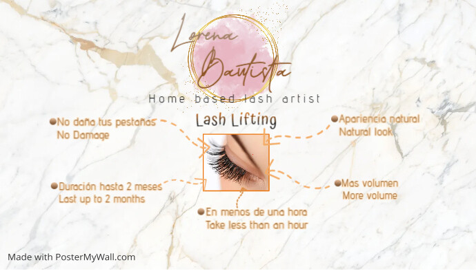 Lash Technician Business Card (1) | PosterMyWall