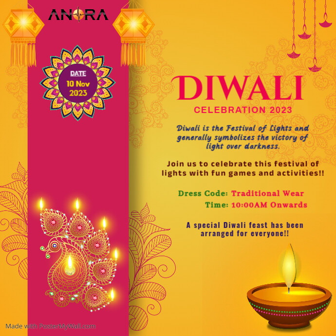 Diwali Course Offer Post Template | PosterMyWall