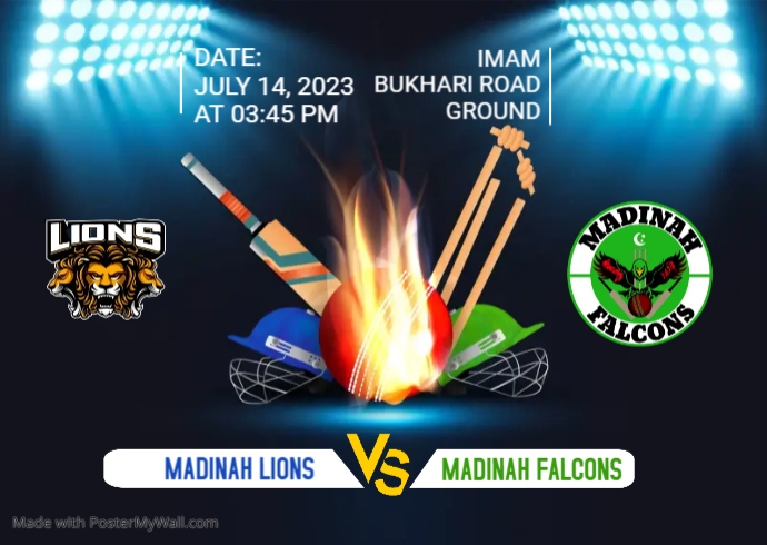 India Vs Pakistan Cricket Match Banner | PosterMyWall