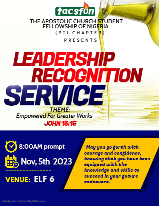 anointing service | PosterMyWall