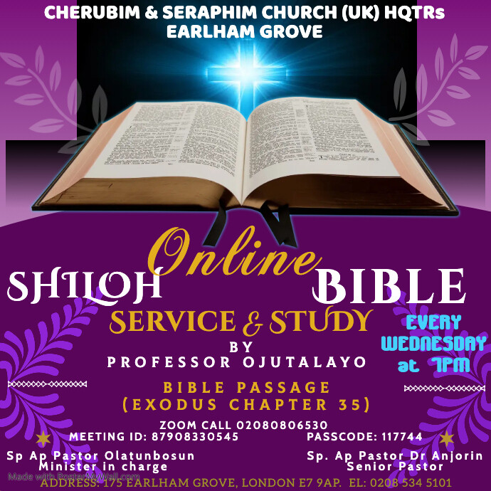Copy of Copy of Copy of BIBLE STUDY BANNER | PosterMyWall