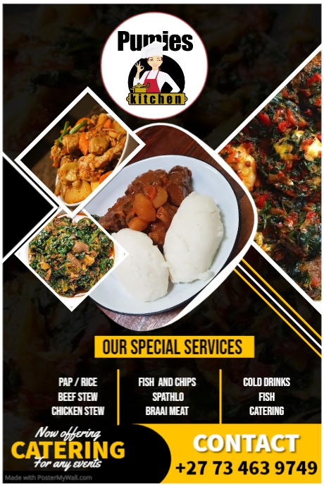African restaurant flyer | PosterMyWall