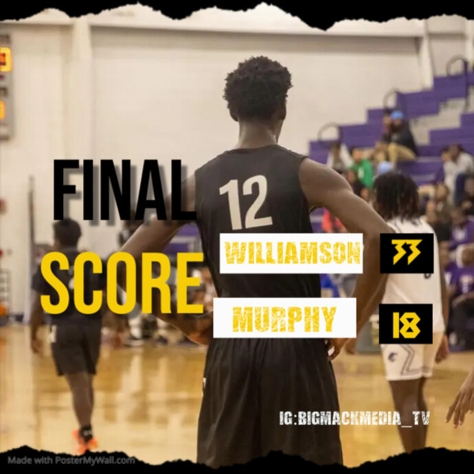 Final Score Basketball | PosterMyWall