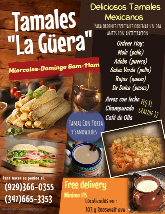 Updated Menu | PosterMyWall