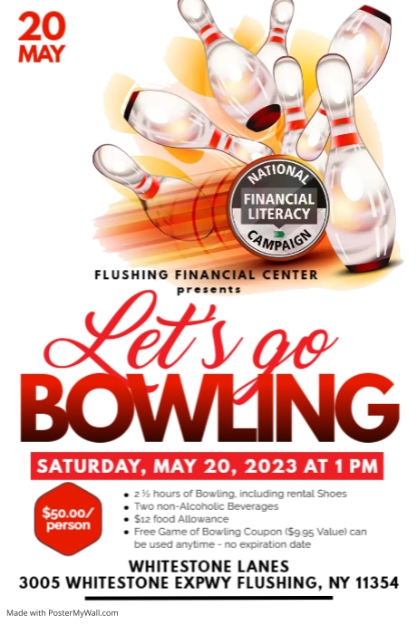 Bowling Tournament Poster | PosterMyWall