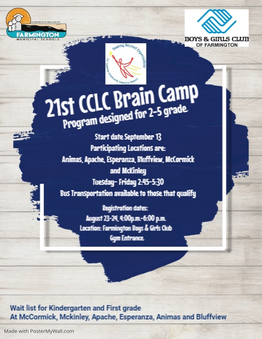 2022-2023 Brain Camp | PosterMyWall