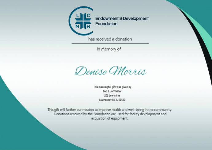 E&D In Memory of Virginia Irwin | PosterMyWall