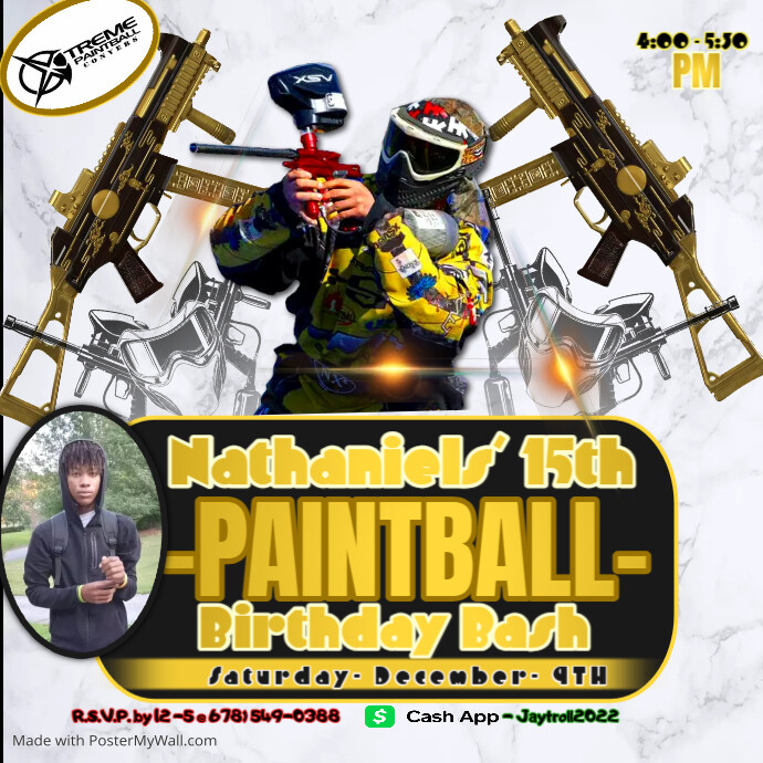 paintball game poster | PosterMyWall