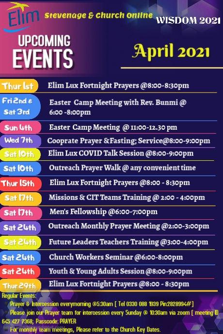 Copy of Copy of Copy of Event calendar | PosterMyWall