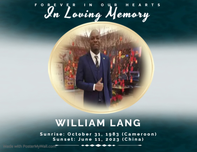 In loving memory of William Lang (1) | PosterMyWall