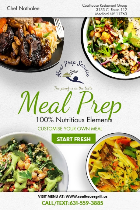 Salads Homemade Meal Poster Template | PosterMyWall