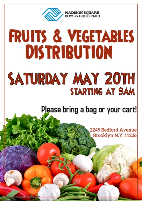 Community Food Distribution May 21 | PosterMyWall