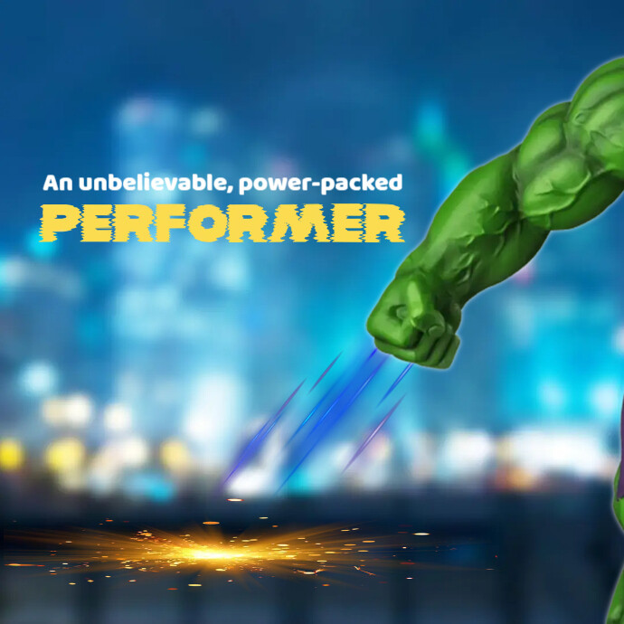 Hulk battery product design | PosterMyWall