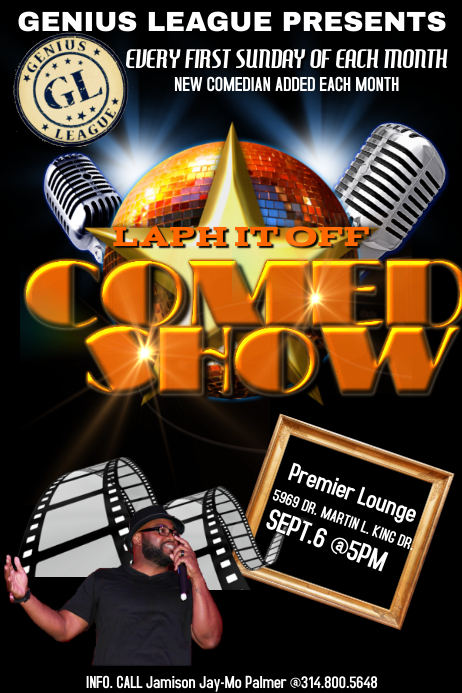 COMEDY FLYER Template | PosterMyWall