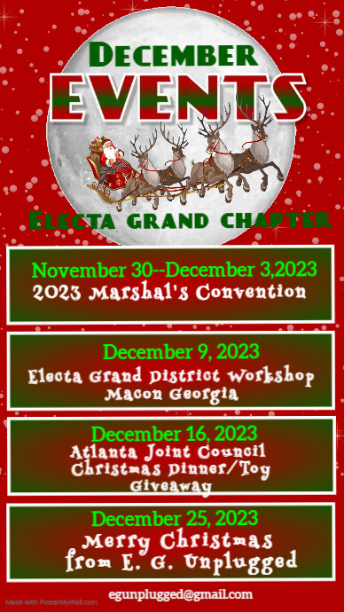 Copy of December Christmas Upcoming events | PosterMyWall