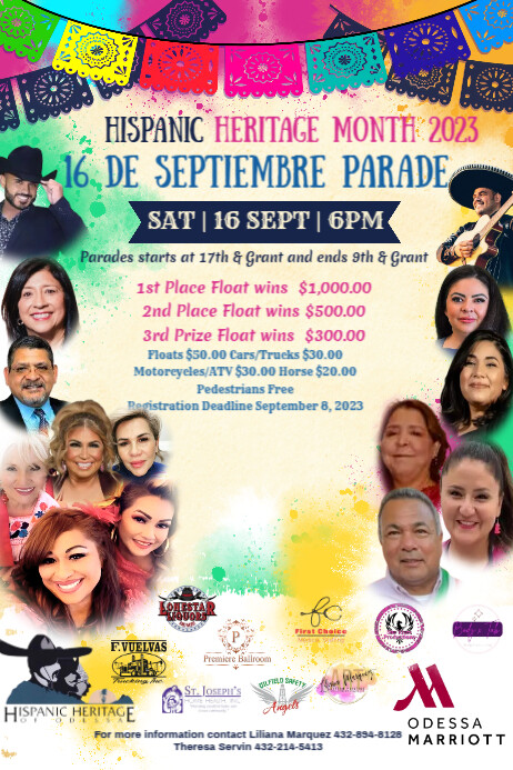 Copy of Multicolored Hispanic Heritage | PosterMyWall