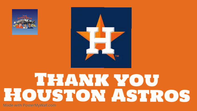 Template sports baseball Houston Astros (1) | PosterMyWall