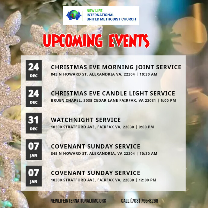 January Upcoming Event Planner Flyer | PosterMyWall