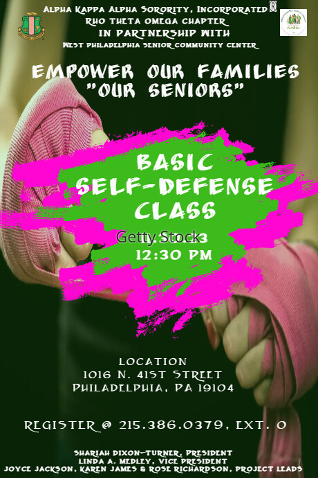 women's self defense Classes Flyer Template | PosterMyWall