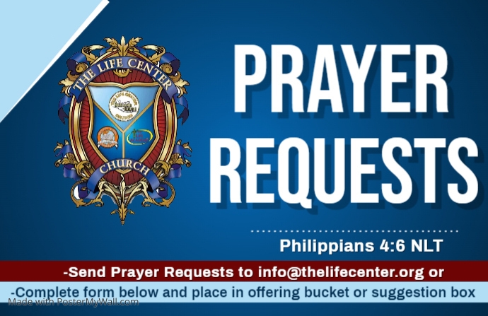 PRAYER REQUEST FLYER | PosterMyWall