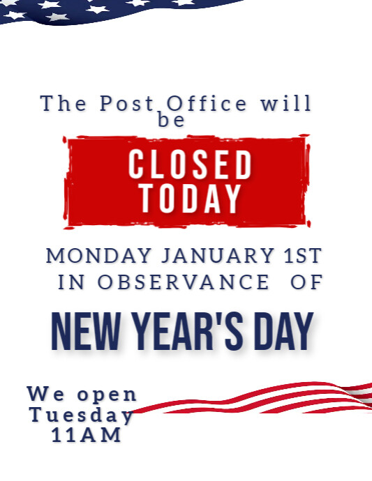 Copy of LABOR DAY SHOP CLOSED NOTICE TEMPLATE | PosterMyWall