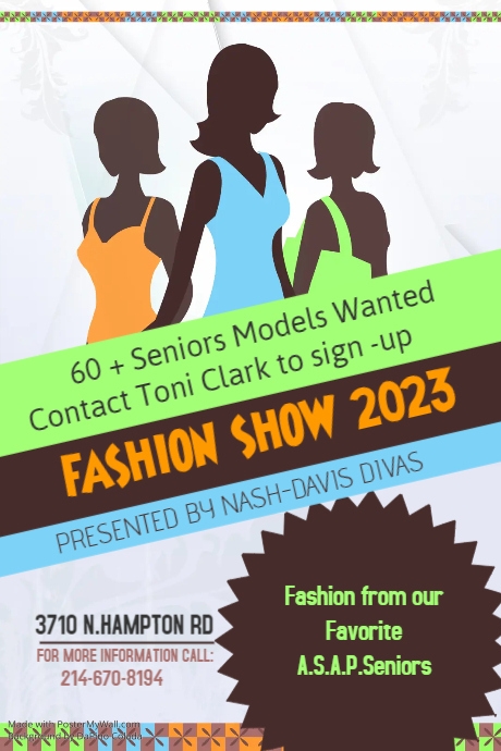 Fashion Show Event Poster Template | PosterMyWall