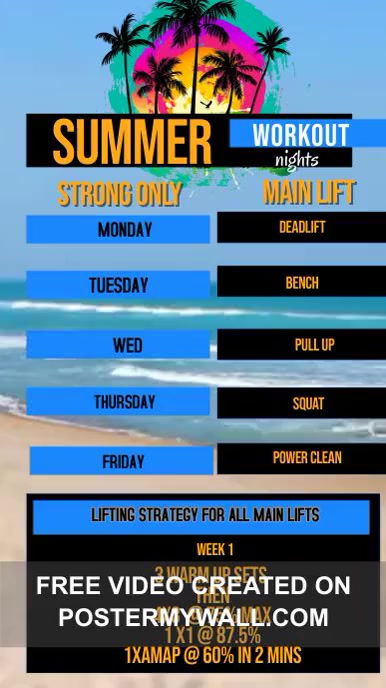 Copy of SUMMER STRONG | PosterMyWall