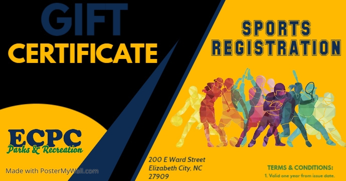 Copy of Sports Discount Coupon Card Template | PosterMyWall